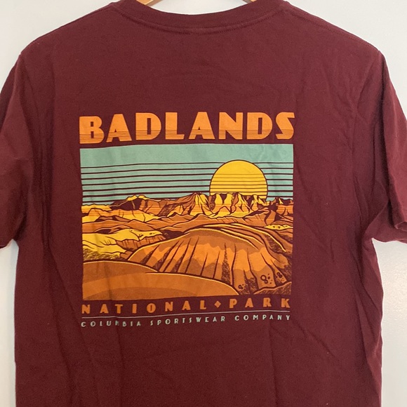 Columbia | Shirts | Mens Badlands Park Tshirt Rich Wine Columbia Mens Shirt | Poshmark